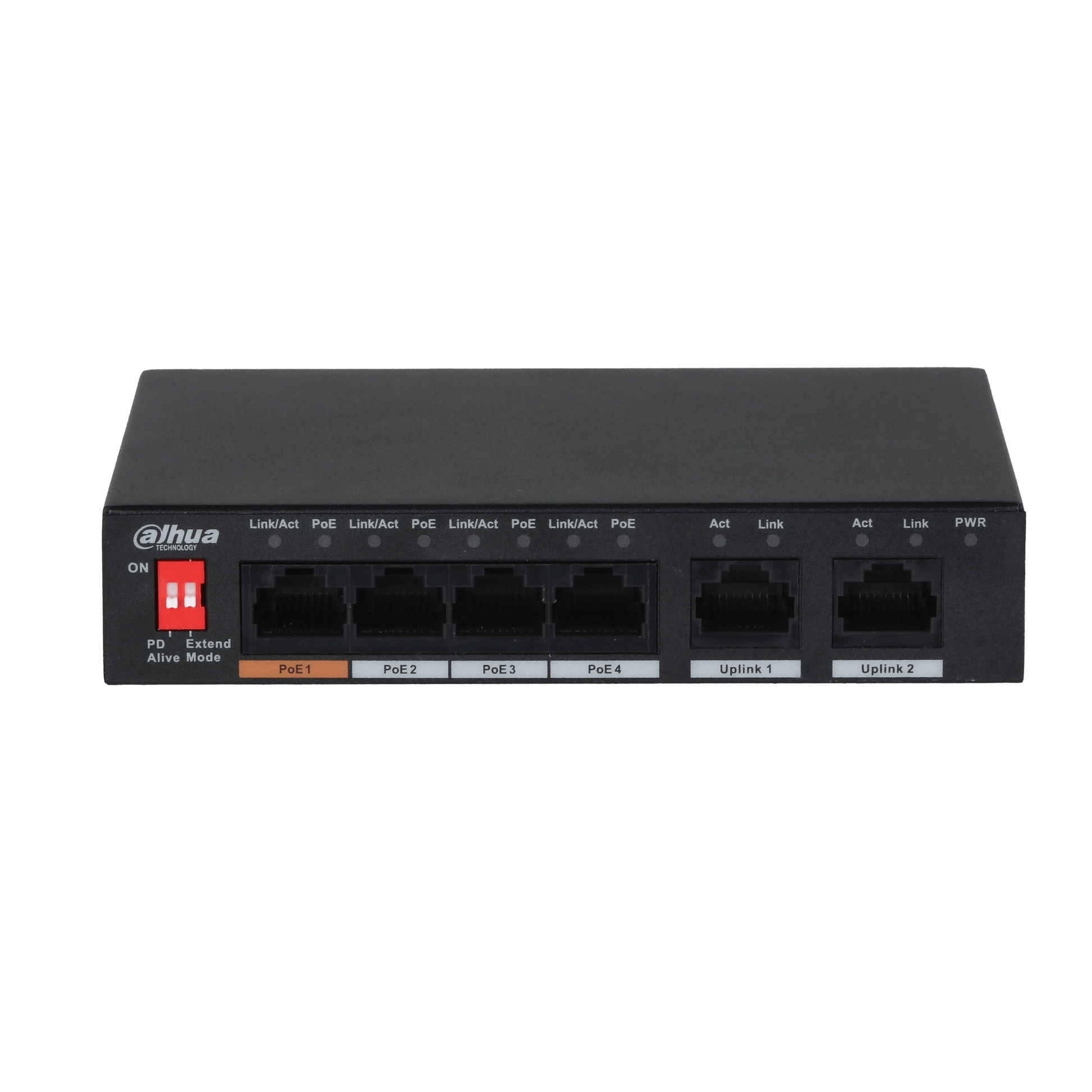 Dahua 6-Port 10/100Mbps Unmanaged Desktop Switch with 4 PoE Ports PFS3 ...
